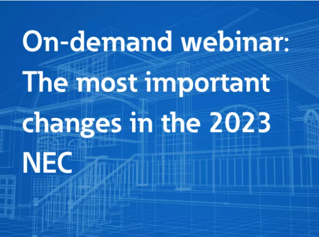 The National Electrical Code® (NEC®) 2023 changes and updates